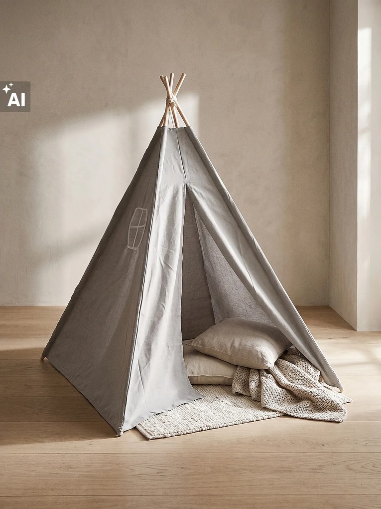 Sinsay - Dětský stan tipi - šedá