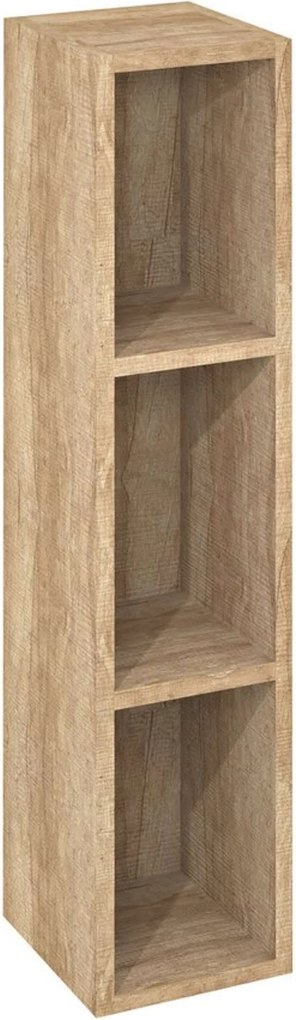 Sapho Espace - Otevřená policová skříňka 20x94x22 cm, dub alabama ESC130-2222