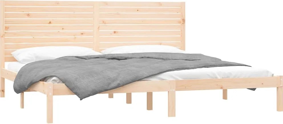 Rám postele masivní dřevo 180 x 200 cm Super King Size 3104623
