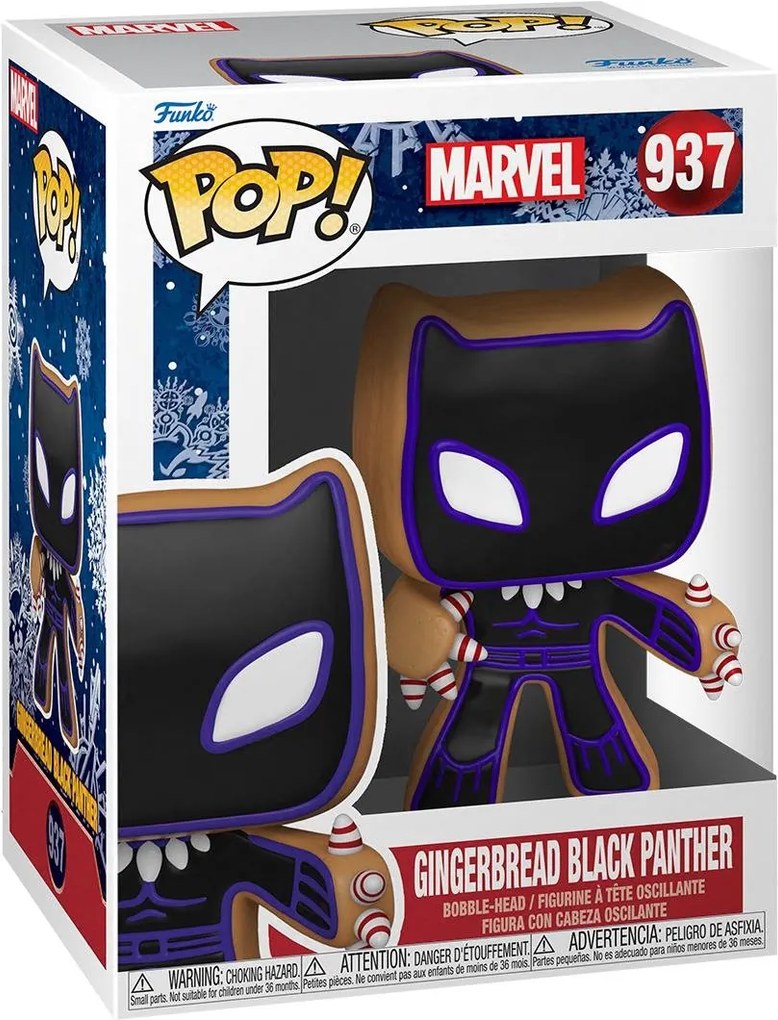 Funko pop marvel: holiday- black panther