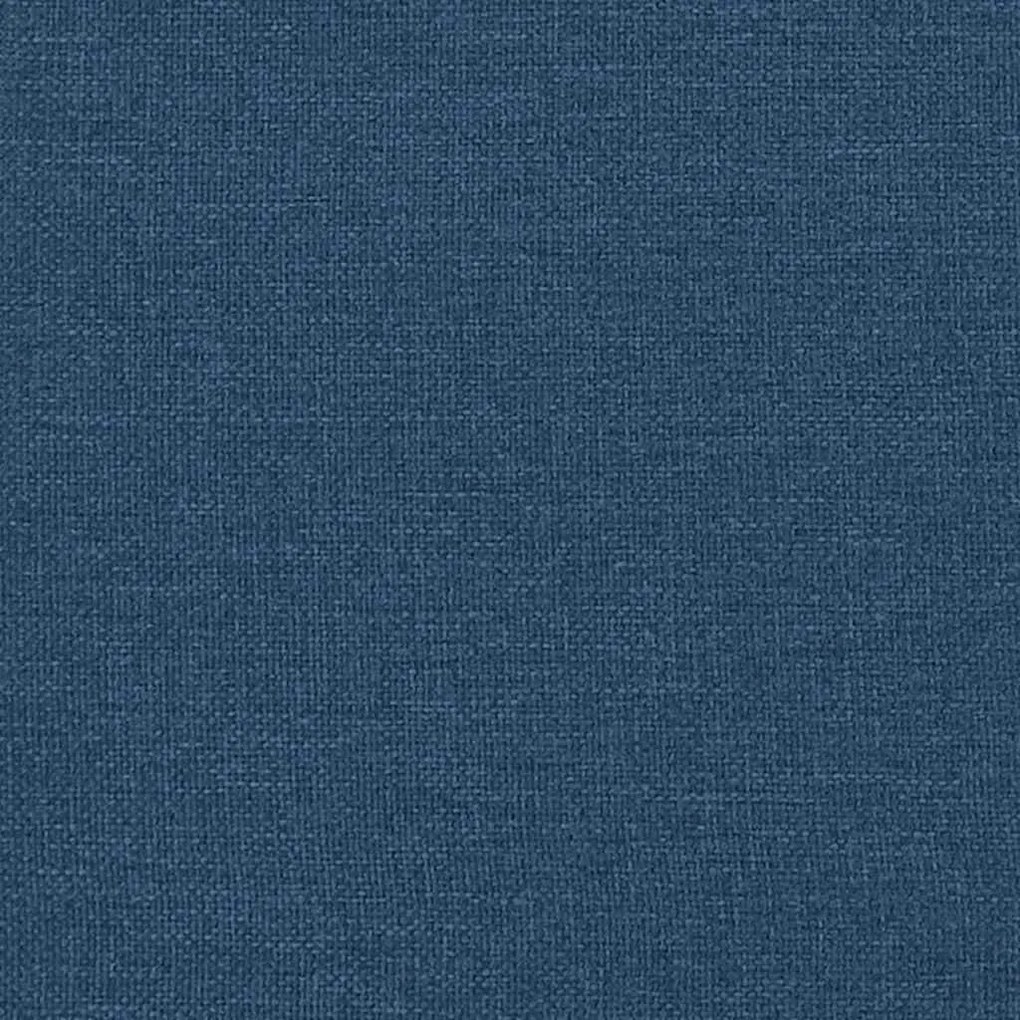 Postel s boxspringem s matrací s čelo Modrá 200 x 180 cm textil 3341250