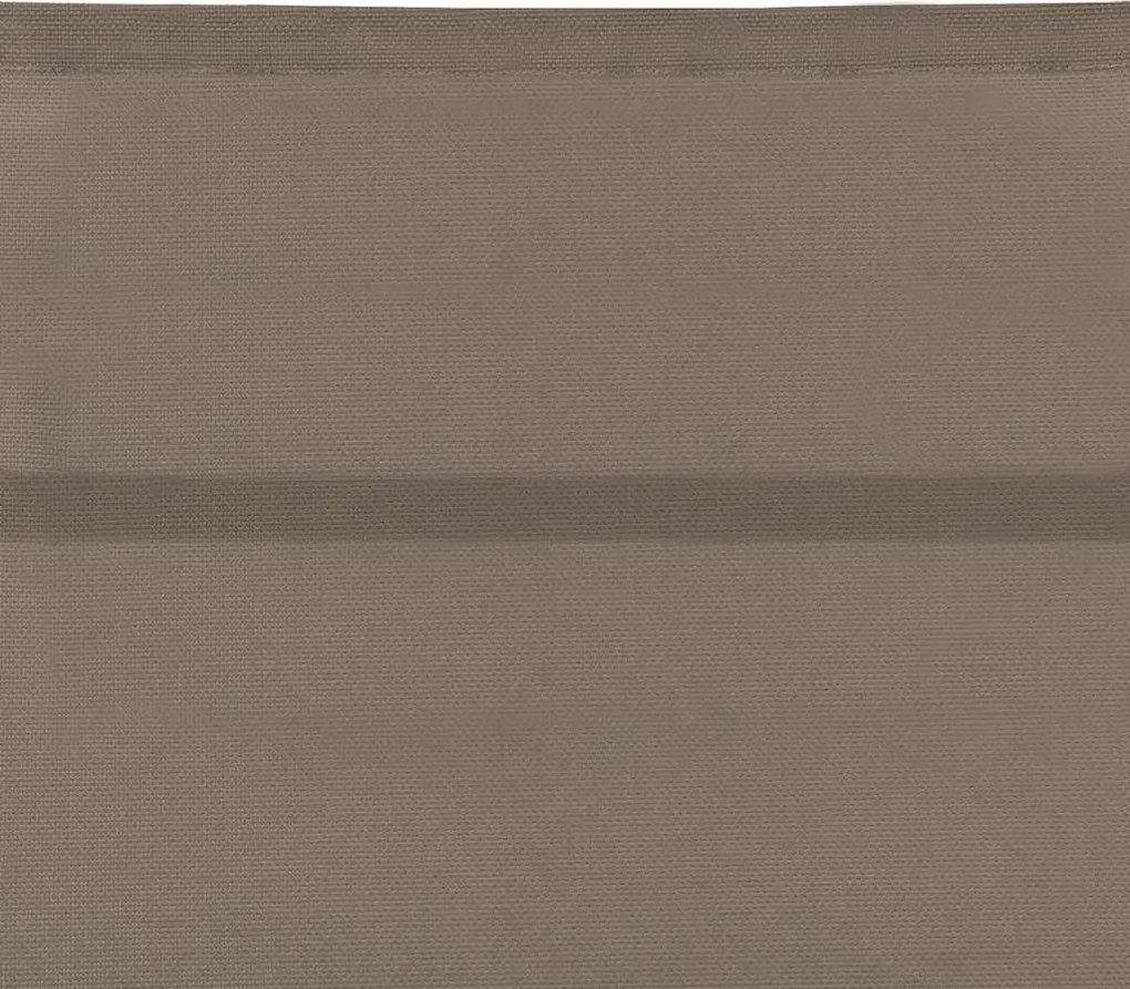 Zahradní lehátko textilen a hliník taupe 310523