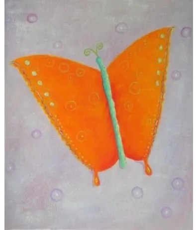 Obraz - Oranžový motýl