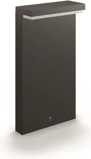 PH 16485/93/P0 LED Venkovní sloupkové svítidlo Philips Bustan 16485/93/P0 antracitové malé 2700K - PHILIPS (915005378501)