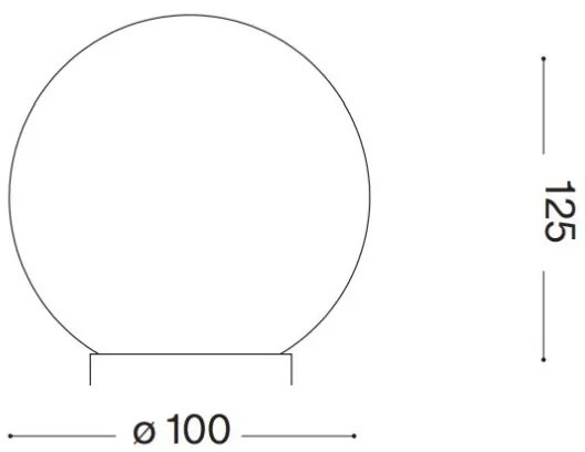 Ideal Lux - LED Stolní lampa CARTA 1xG9/3W/230V pr. 10 cm bílá