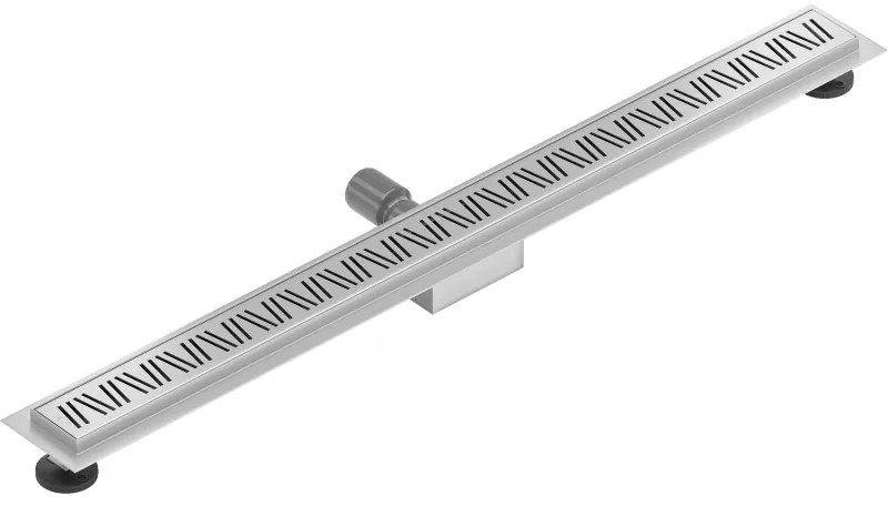 Mexen Flat nerezový sprchový žlab 100 cm vzor M22, 1029100-15