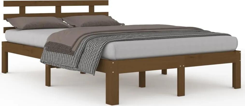 vidaXL Rám postele masivní dřevo 120 x 200 cm [814752] Barva: medová hnědá
