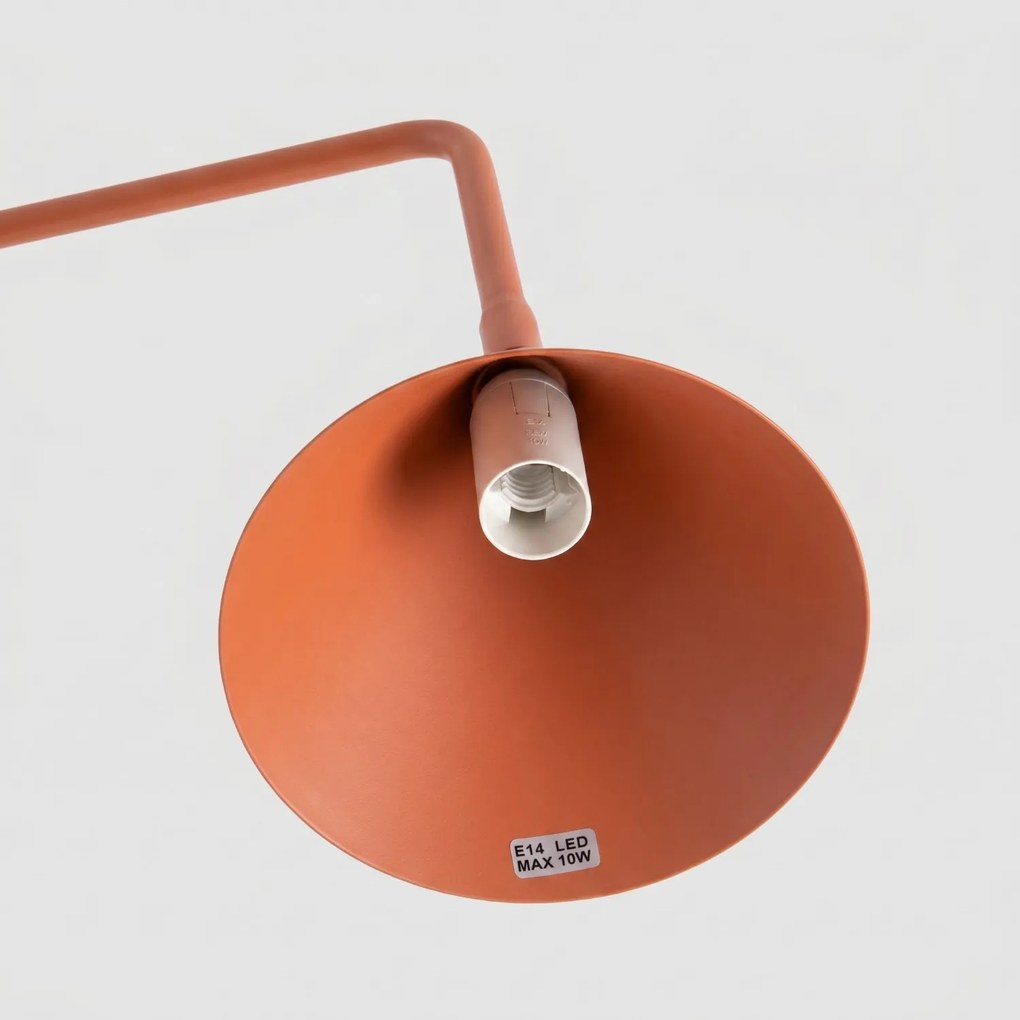 Sollux Lighting Stolní lampa NOX okrově červená