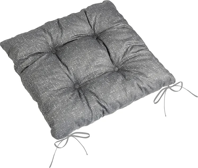 Bellatex Sedák LADA prošívaný Šedá,Bílá 40x40 cm