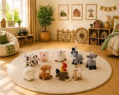 KEEL TOYS Ekoplyšová hračka Keeleco Koza SE1041 / 20 cm