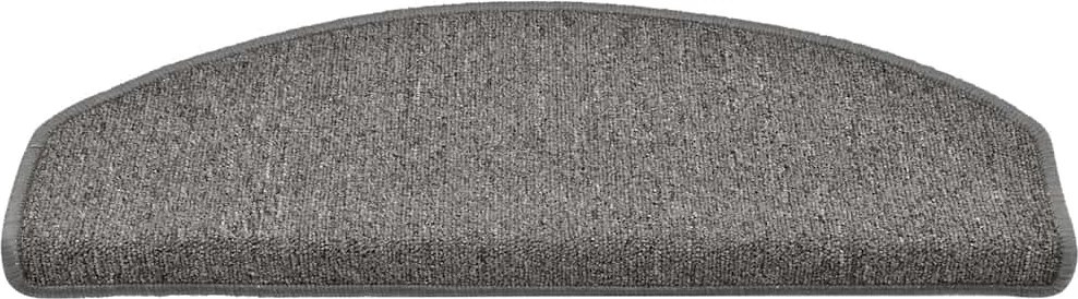 Schodové rohože 30 ks 65 x 24 x 4 cm tmavě šedé, půlkulaté, velké 3365761