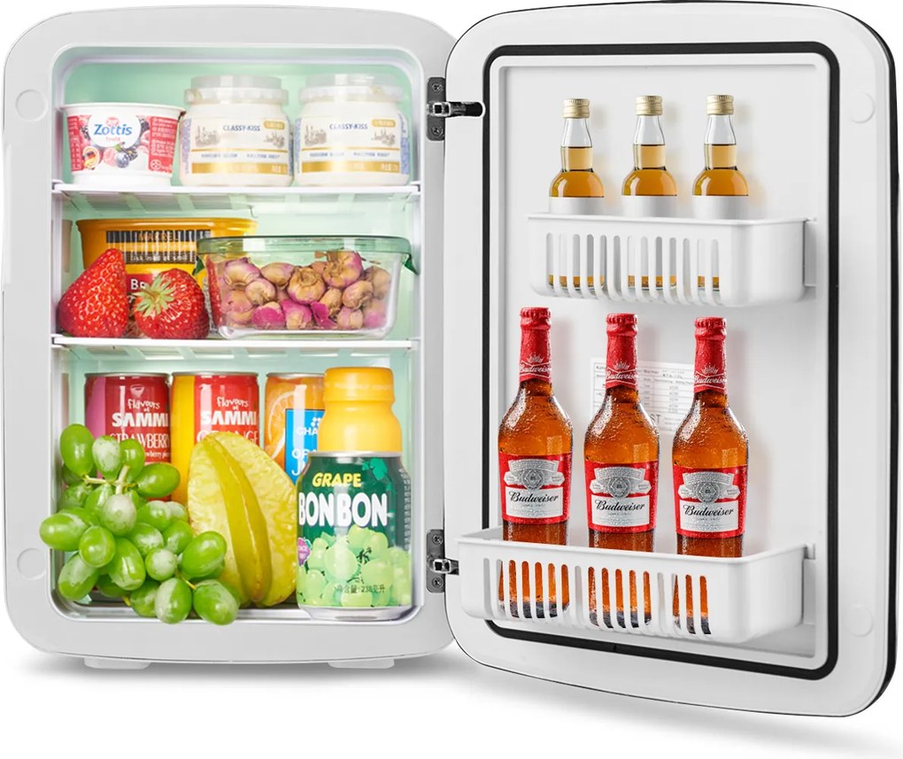 Costway 15 L mini lednice 2 v 1 Funkce chlazení a ohřevu přenosná mraznička