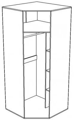 MG LOŽNICE komplet bílá/wenge VEGAS 1