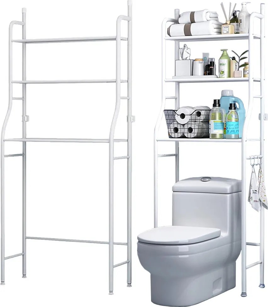 Verk Group Polička nad záchodovým prkénkem koupelnová skříňka police 3 police