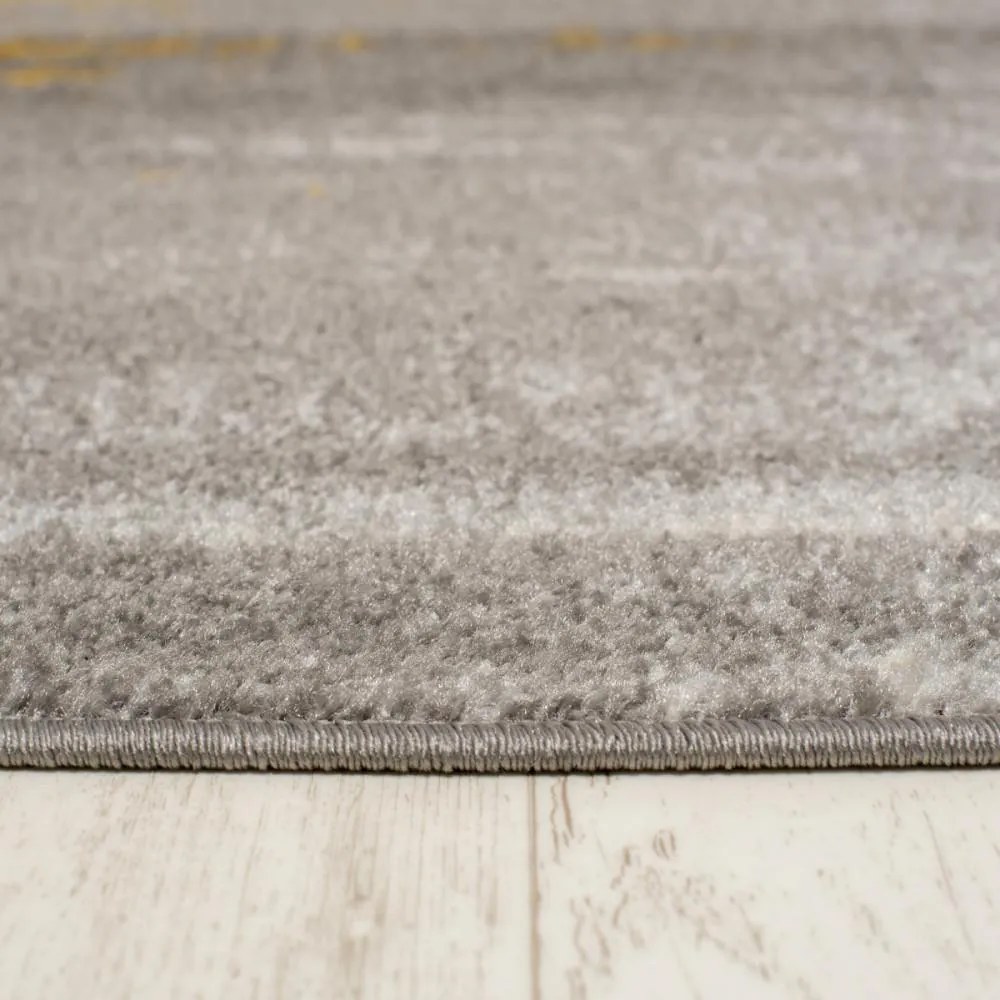 Kusový koberec Calif šedožlutý 70x300cm
