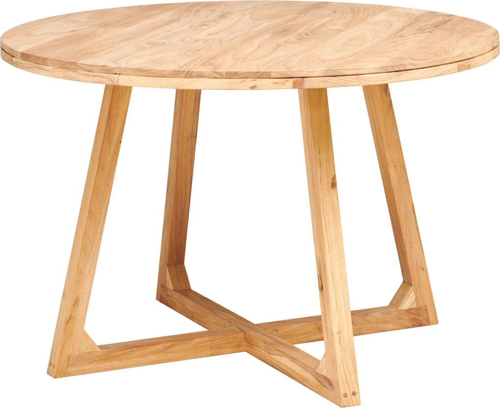 XXXLutz JÍDELNÍ STŮL, akácie, barvy akácie, 120/120/76 cm MID.YOU - Jídelní stoly - 001630027601