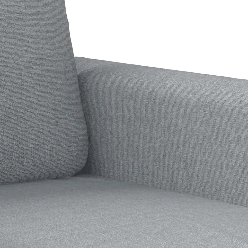 4dílná sedací souprava s poduškami světle šedá textil 3202062