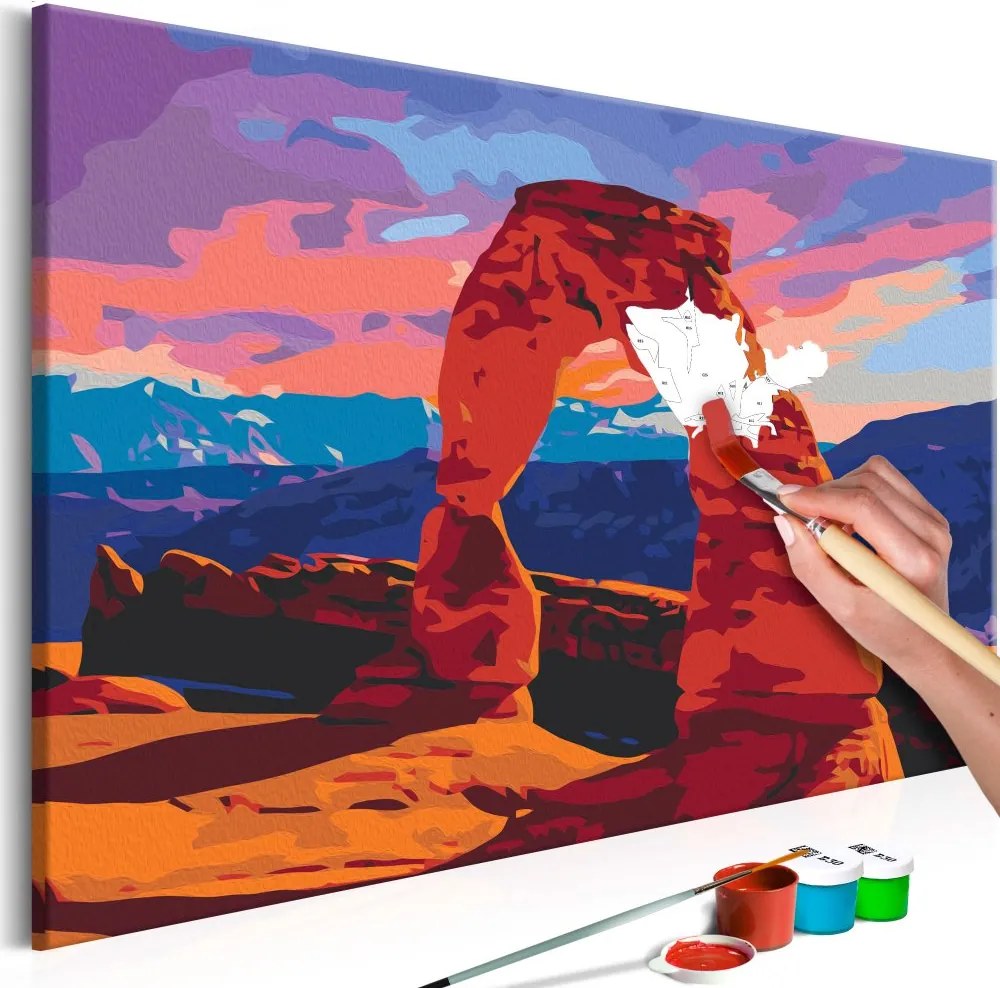 Bimago Malování podle čísel - Canyon | 60x40 cm