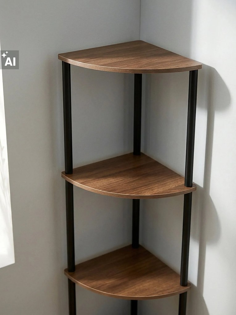 Sinsay - Corner shelf - černá