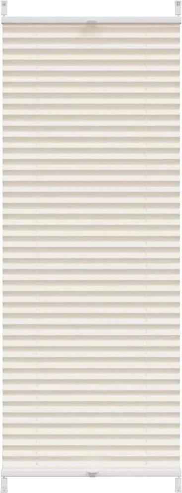 Plisované žaluzie / rolety Plisse 40 x 125 cm - krémové 240618