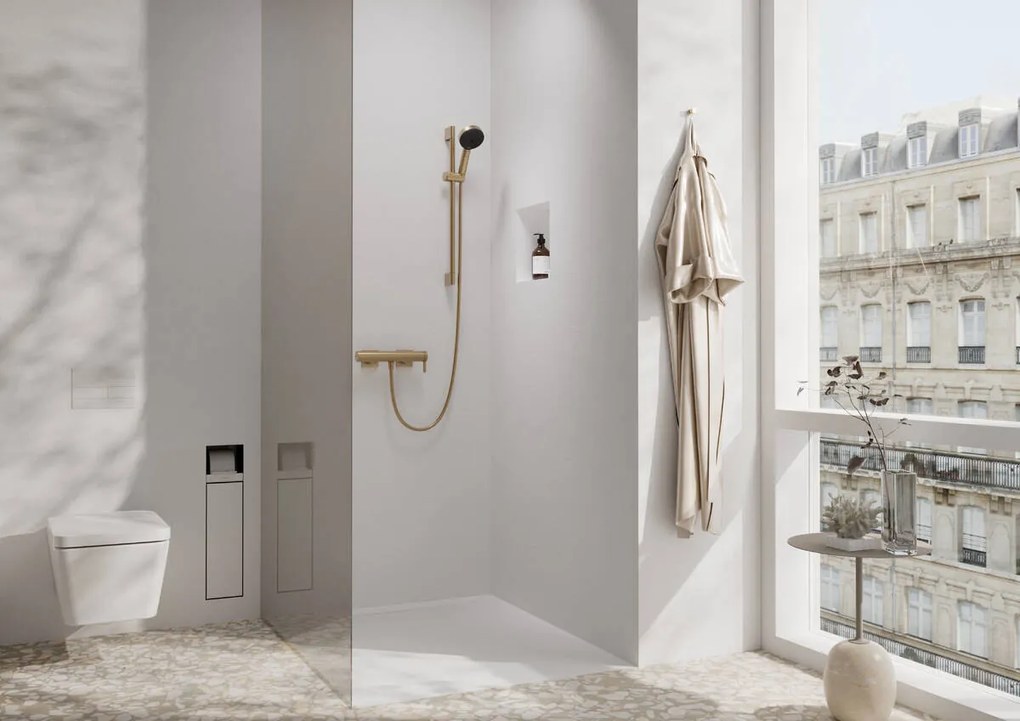 Hansgrohe Tecturis E, páková sprchová baterie, kartáčovaný bronz, HAN-73620140