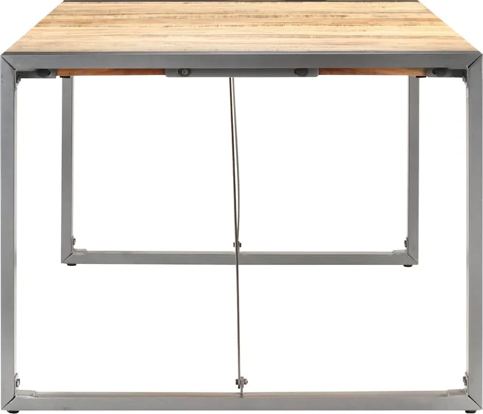 Jídelní stůl 200 x 100 x 75 cm masivní hrubé mangovníkové dřevo 321565