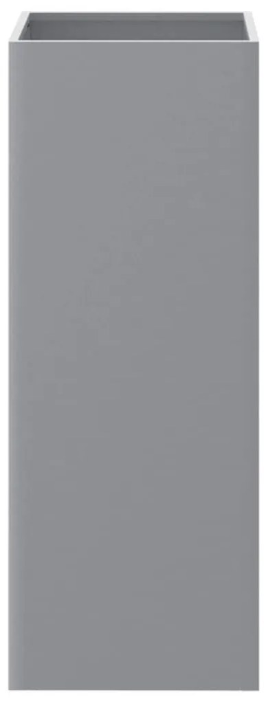 Truhlík stříbrný 32 x 27,5 x 75 cm pozinkovaná ocel - Default Title