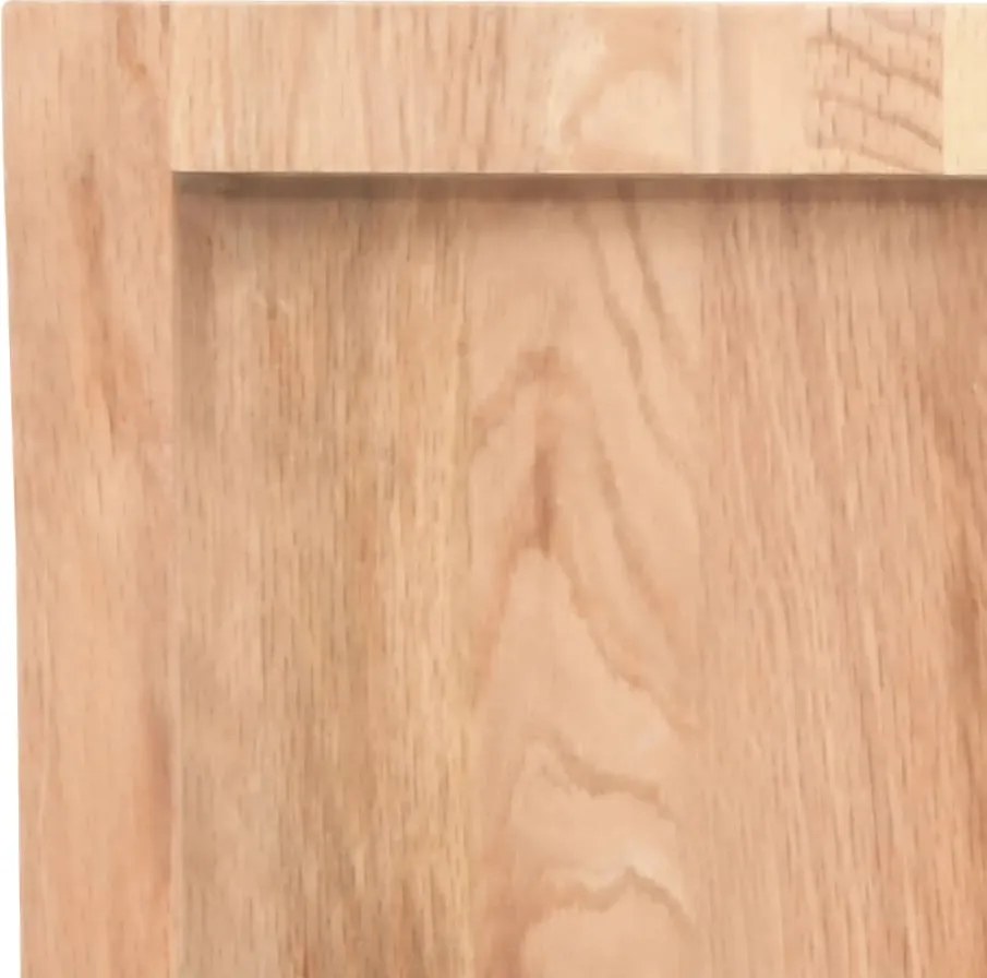 Koupelnová deska hnědá 60x50x(2-6) cm ošetřený masivní dřevo 3156109