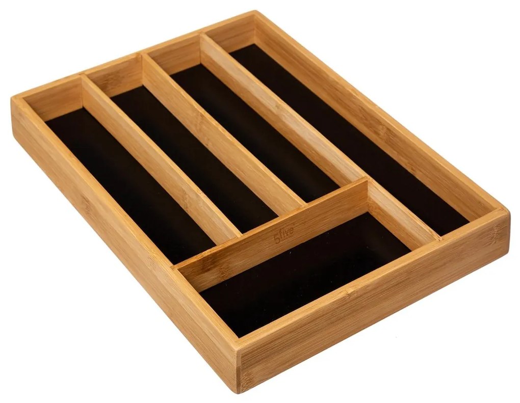 Dřevěný kuchyňský organizér Met, 34x25 cm