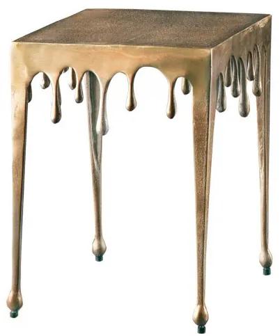 Odkládací stolek MEDUSA S Dekorhome Zlatá