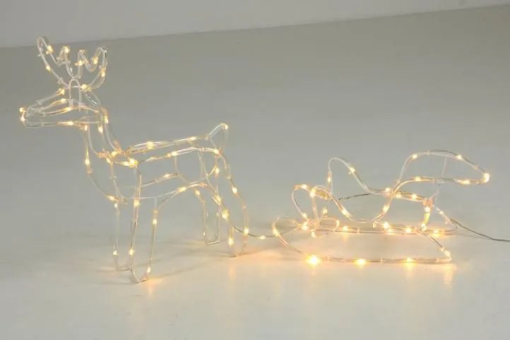 Nexos 42990 Svítící vánoční sob - světelná dekorace