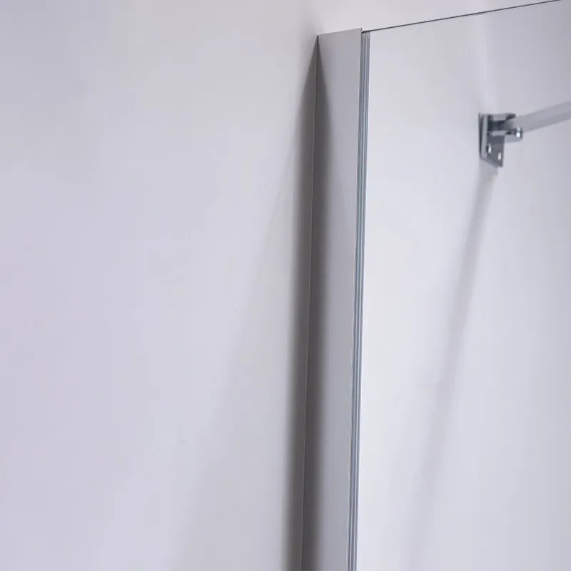 BPS-koupelny Čtvercový sprchový kout HYD-SK-ZAR-900 90x90 chrom/transparent - bez vaničky