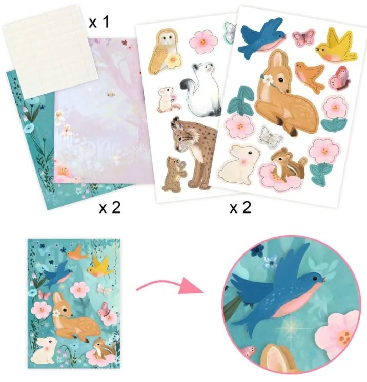 DJECO Kreativní sada 6 aktivit Fluffy box 6+