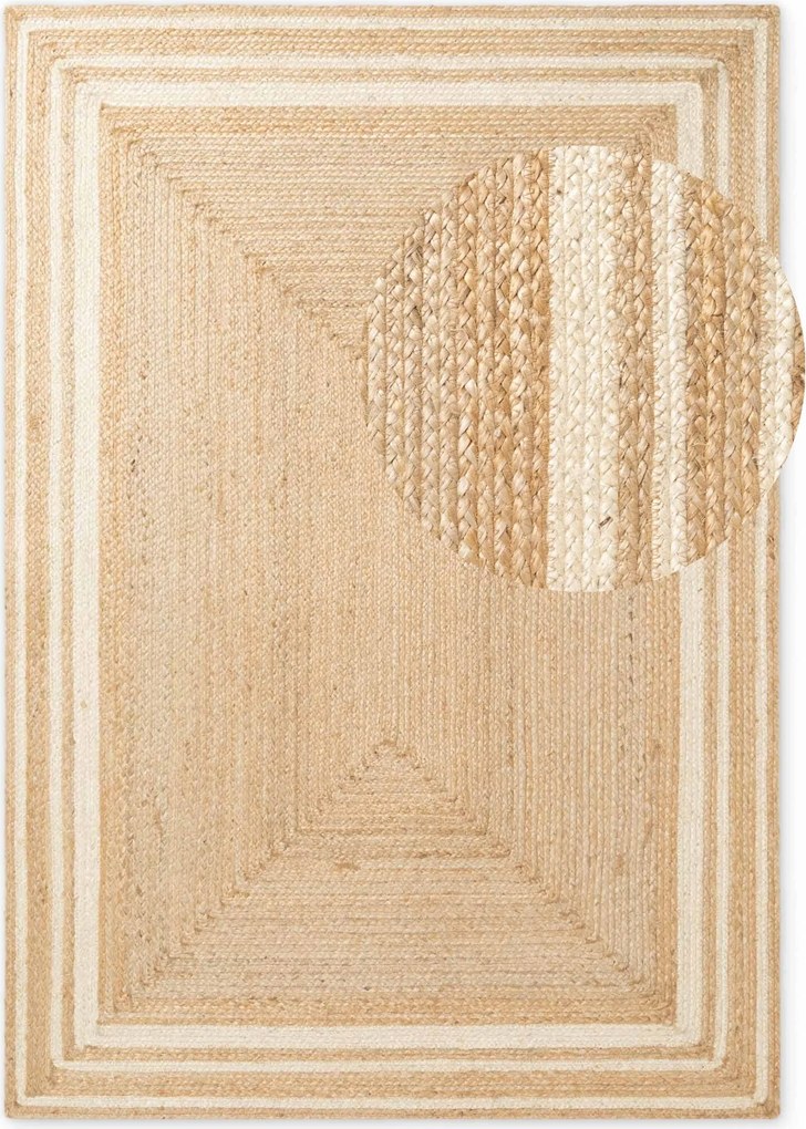 Hanse Home, Kusový koberec Looma 106301 Natural Gold Ivory, 80x150, béžová, chodba / předsíň