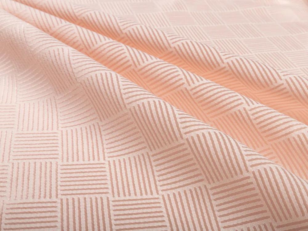 Biante Dekorační povlak na polštář Milano TF-048 - světle růžový 40 x 40 cm
