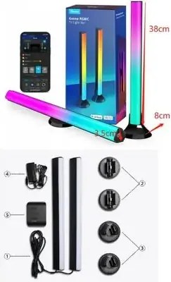 Govee SMART LED RGBIC Panel 38cm pro TV 43-75" - 2ks / LED panely / 24