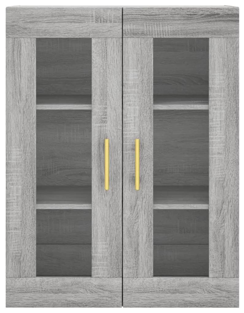 Skříň highboard šedá sonoma 69,5 x 34 x 180 cm kompozitní dřevo,  3198719