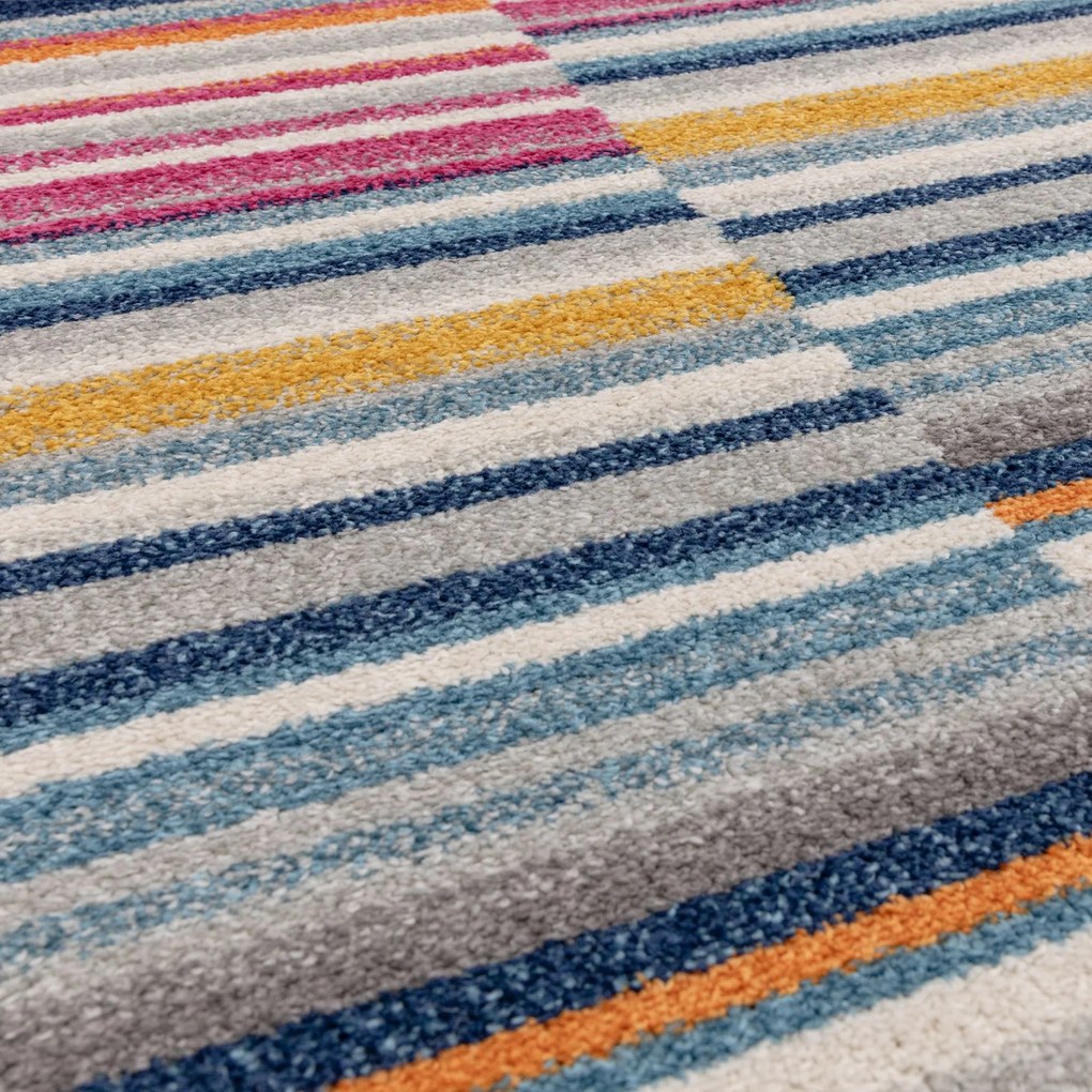 Tribeca Design Kusový koberec Jars Multicolor Stripe Rozměry: 66x240 cm