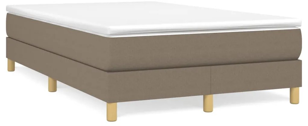 Box spring postel s matrací taupe 120x190 cm textil 3269668