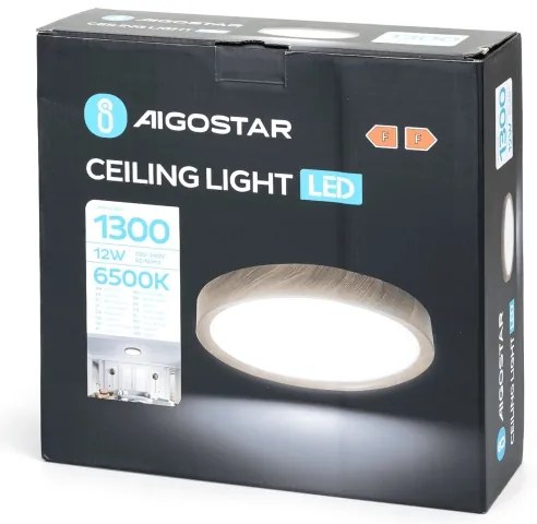 Aigostar - LED Stropní svítidlo LED/12W/230V 6500K pr. 26,3 cm
