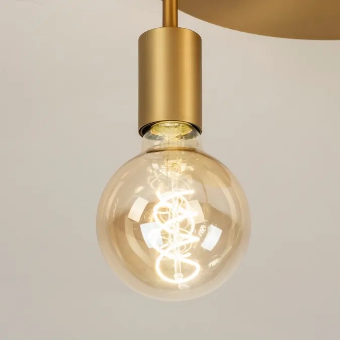 Stropní moderní svítidlo do obýváku Flexform Bulb Accapulco Gold