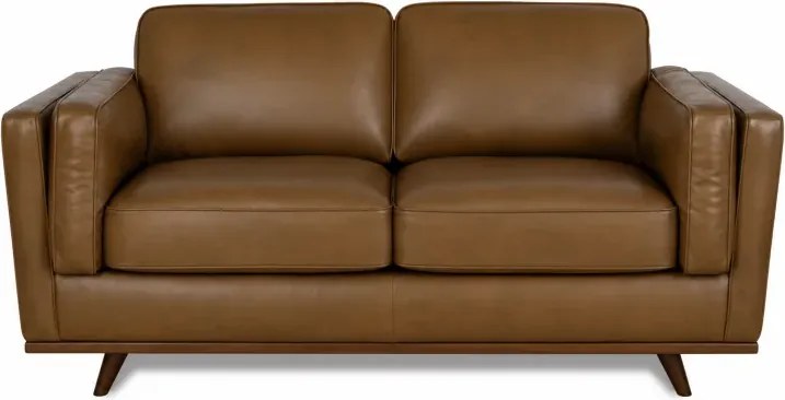 Kožená pohovka CHASE, hnědá (sassari 312 caramel)