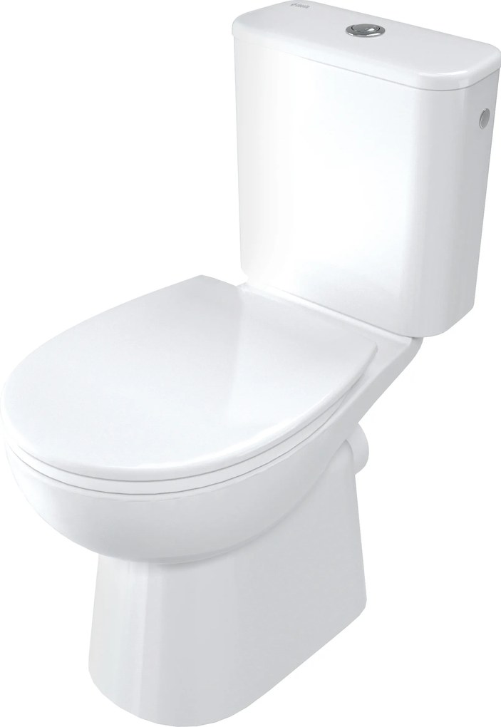 Deante Deante, WC kombi 635x350x755 mm + toaletní WC sedátko, bílá lesklá, DEA-CDFD6RPS