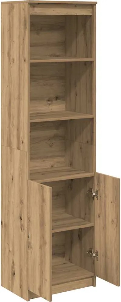 Komoda dub artisan 50x35x180 cm kompozitní dřevo 3328470