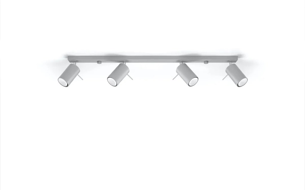 Sollux Lighting Stropní svítidlo RING 4L šedé