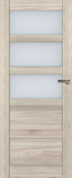 Interiérové dveře vasco doors BRAGA model 4 Průchozí rozměr: 70 x 197 cm, Orientace dveří: Levé dveře, Dekor: Dub šedý