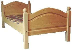 dřevěná jednolůžková postel smrková Alicja maršal