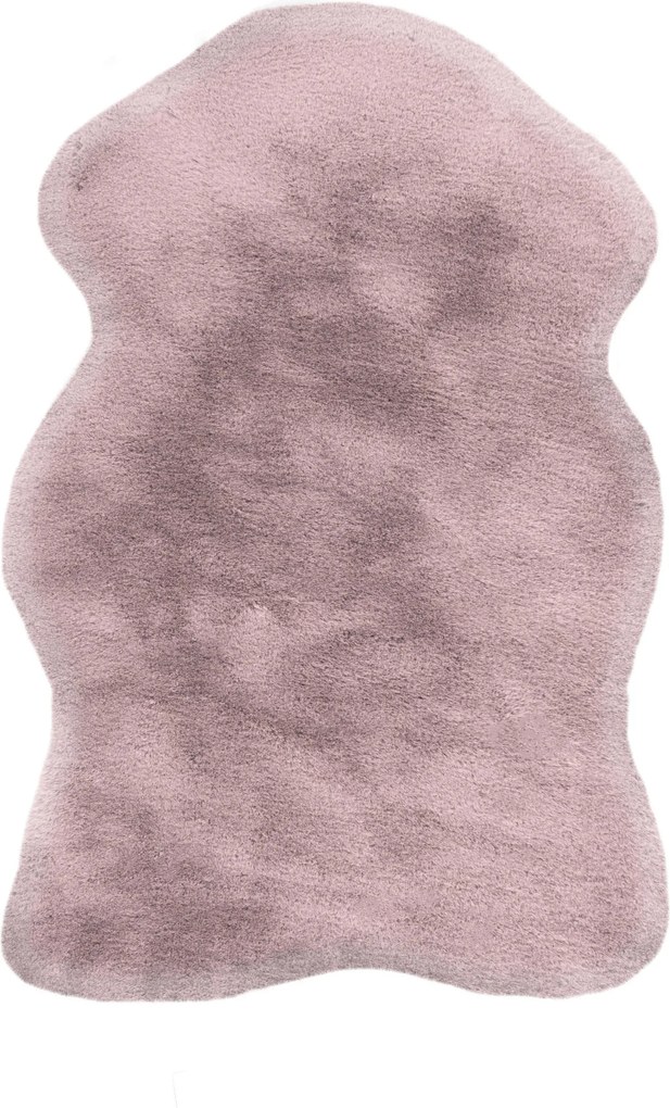XXXLutz KOBEREC S VYSOKÝM VLASEM, 60/90 cm růžová - Online Only koberce & rohožky - 005937001392