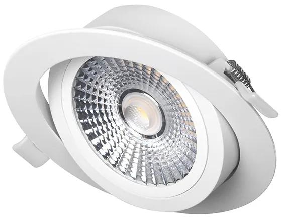 PANLUX Výklopný LED podhled VP COB bodovka 6W, kulatý bílý - neutrální