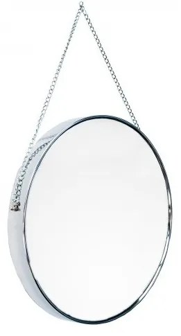 Závěsné zrcadlo Anet 45 cm, chromová